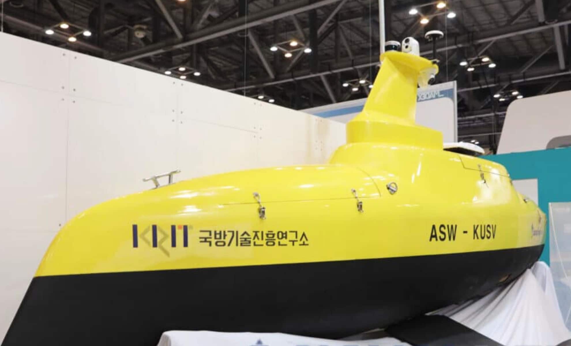 South Korea Just Unveiled a Stealthy Drone That Could Sink Submarines Without a Crew